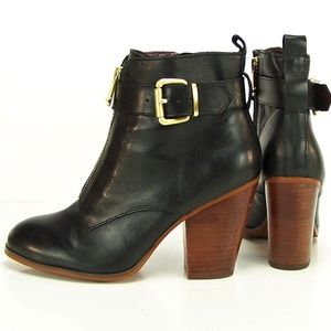 Report Signature | Shoes | Report Signature Womens Blk Leather Ankle ...
